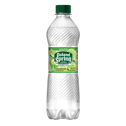 Poland Spring Sparkling Water zesty lime | Bell Beverage