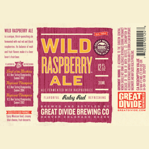 Great Divide Wild Raspberry Ale | Bell Beverage