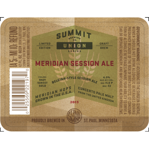 Summit Meridian Session Ale | Bell Beverage