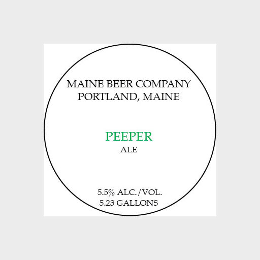 Maine Brew Peeper Ale | Bell Beverage