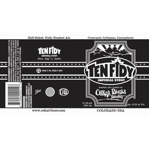 Oskar Blues Ten Fidy | Bell Beverage