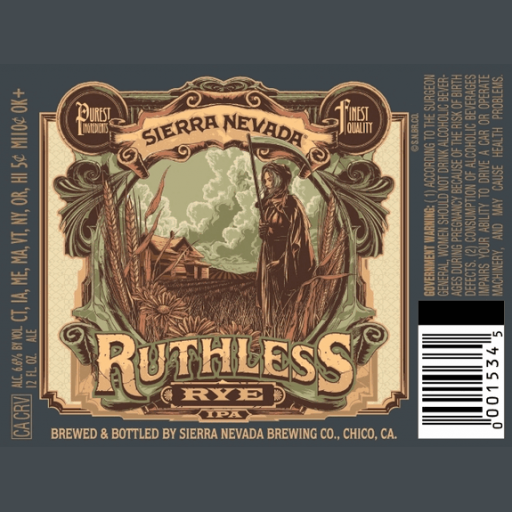Sierra Nevada Ruthless Rye IPA | Bell Beverage