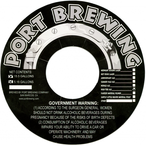 Port Brewing High Tide Fresh Hop IPA | Bell Beverage