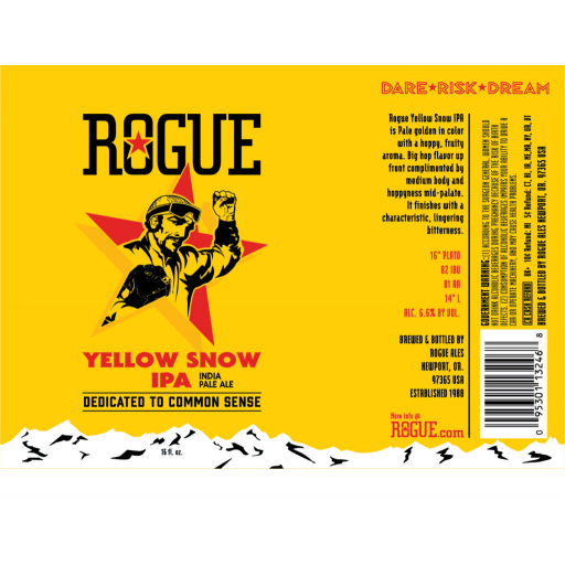 Rogue Yellow Snow IPA | Bell Beverage