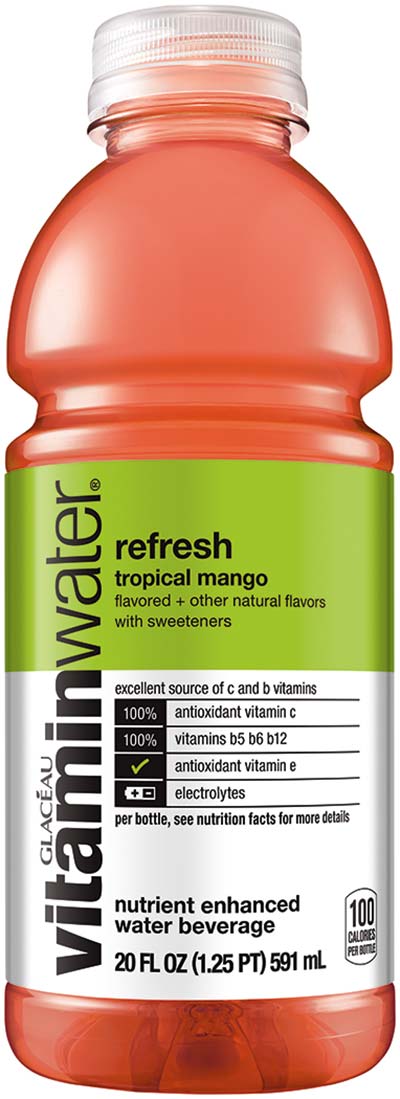 Glaceau vitaminwater refresh tropical mango | Bell Beverage