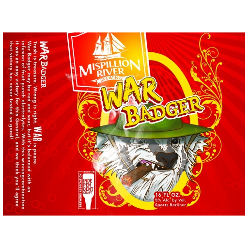 MISPILLION WAR BADGER | Bell Beverage
