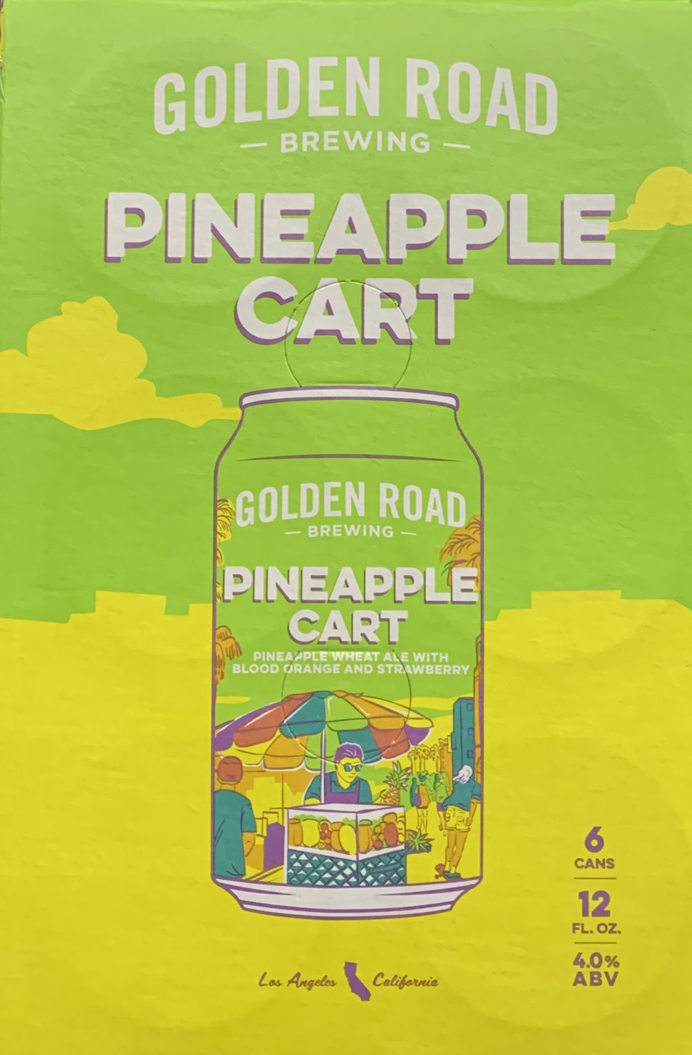 Golden Road Pineapple Cart | Bell Beverage